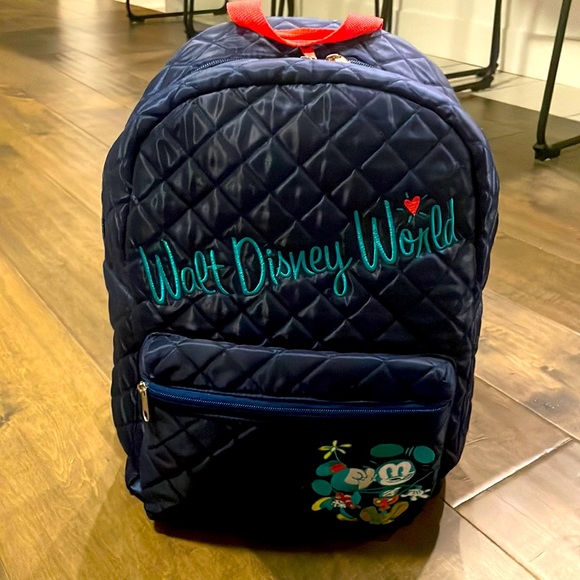 Disney | Bags | Walt Disney World Quilted Backpack | Poshmark